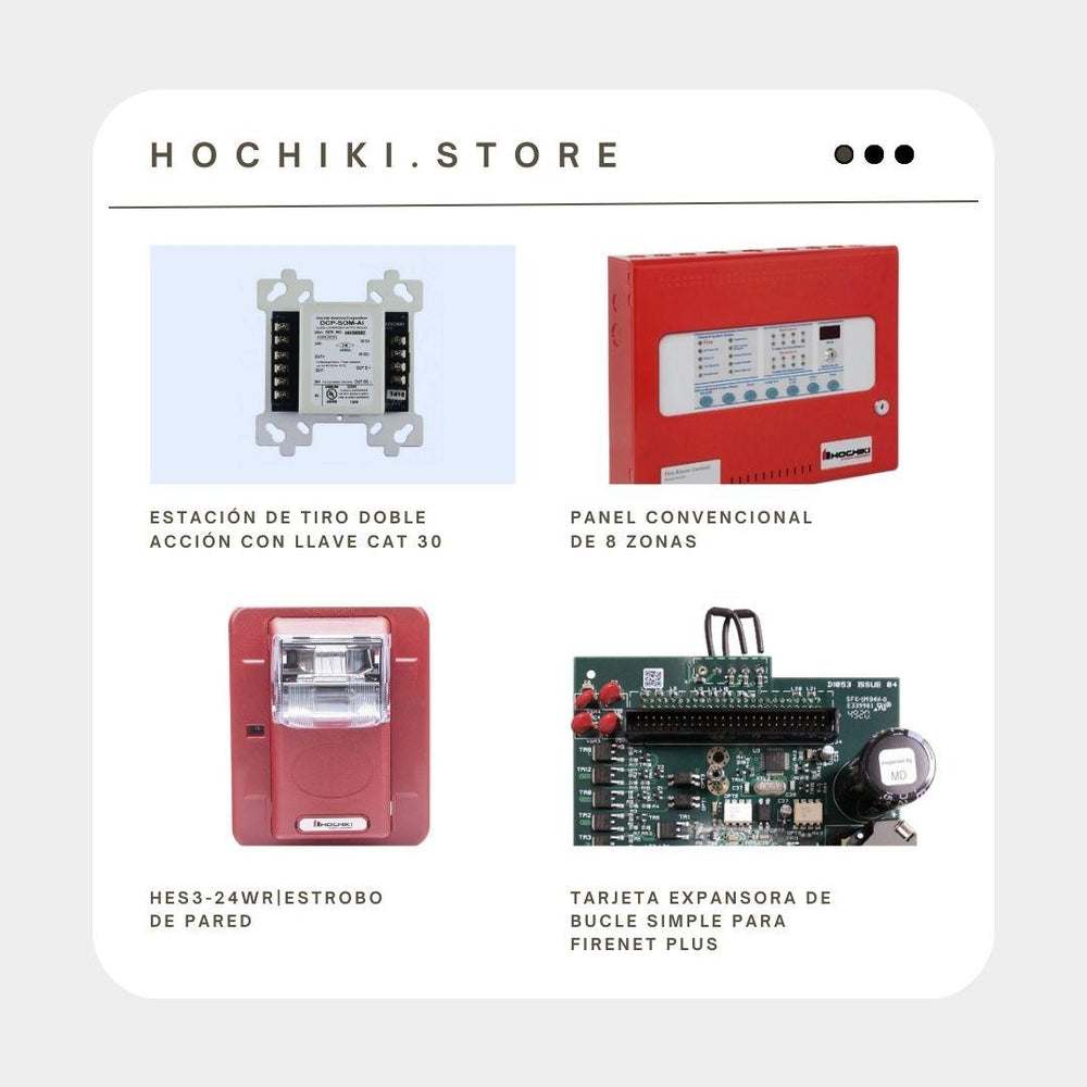 Tipos de sistemas contra incendios – Hochiki.Store